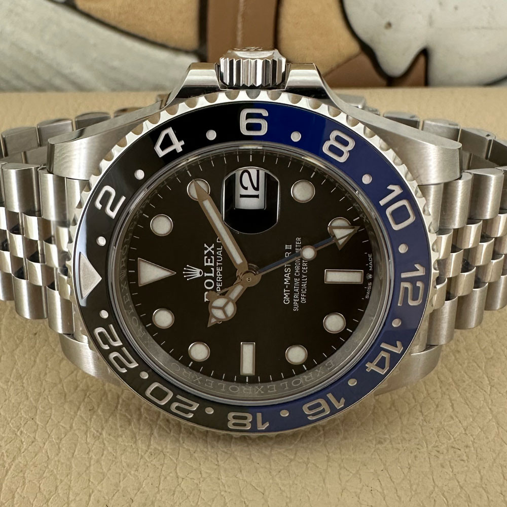 Elegantes Rolex Gmt Ii Batman Bild