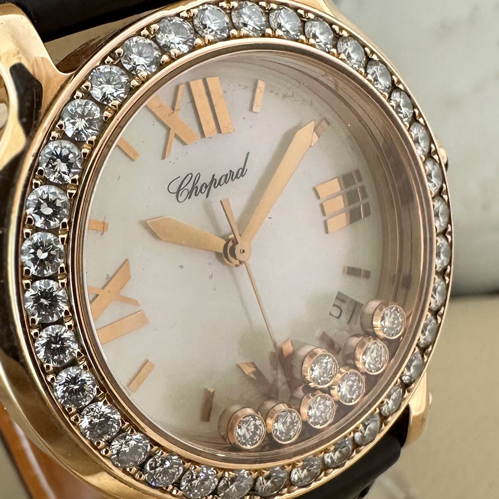 Chopard Happy Sport Diamonds MOP Dial 27/7473