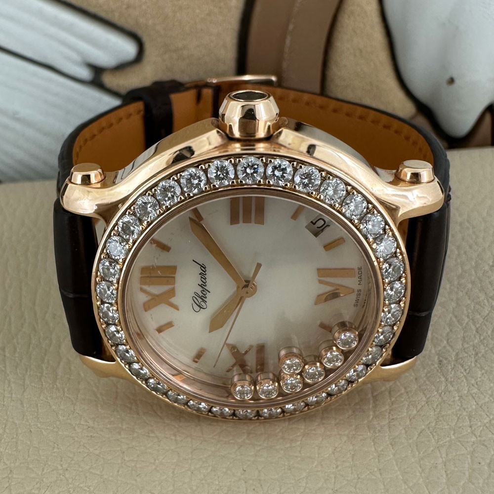 Chopard Happy Sport Diamonds MOP Dial 27/7473
