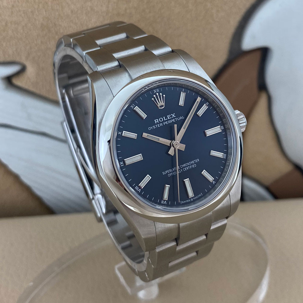 Rolex Oyster Perpetual Blue 124200