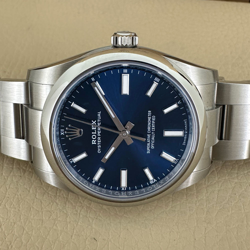 Rolex Oyster Perpetual Blue 124200
