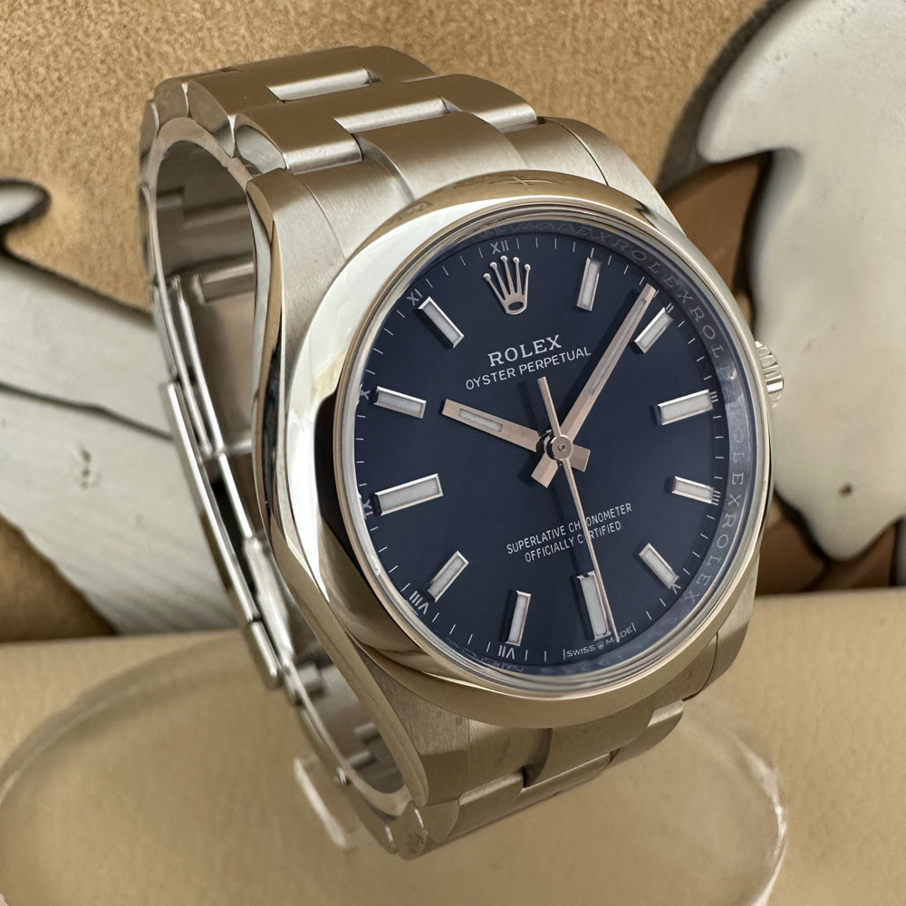Rolex Oyster Perpetual Blue 124200